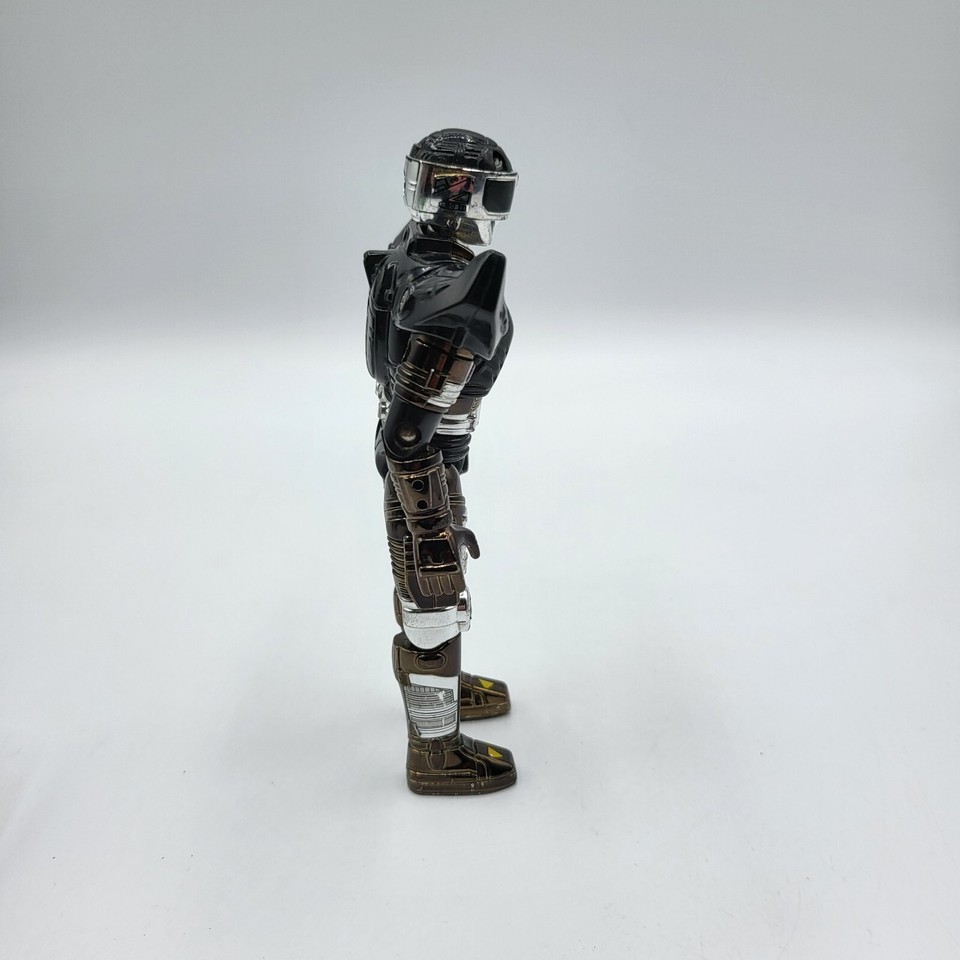 Vintage 1998 Beetleborg Metallic Black Shadow Borg Bandai Action Figure ...