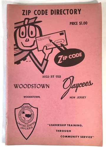 National Zip Code Directory 1963 Nationwide Directory By Woodstown NJ ...