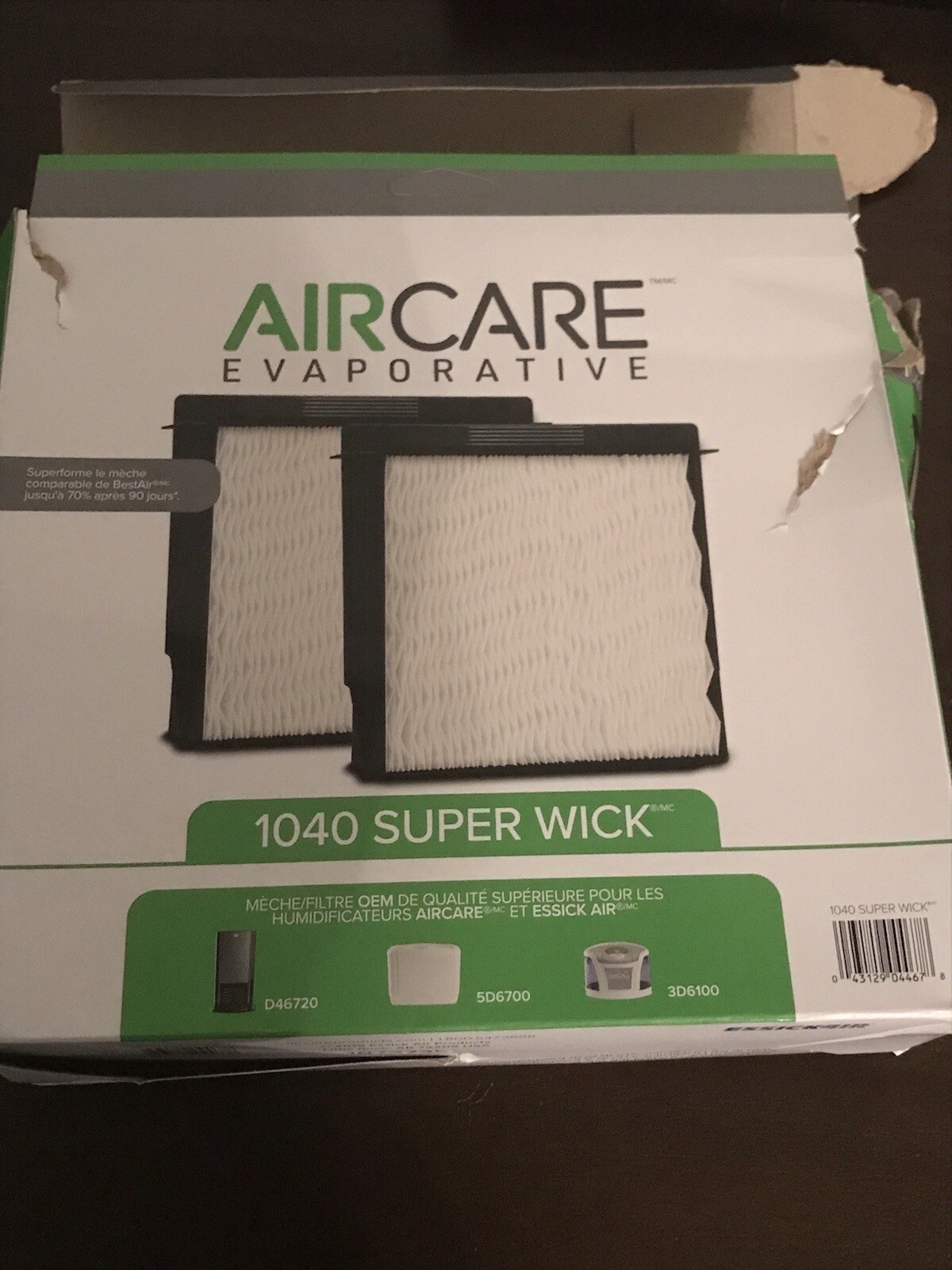 Air-Care 1040 Super Wick Humidifier Filter Open Box Only 1 Cartridge ...