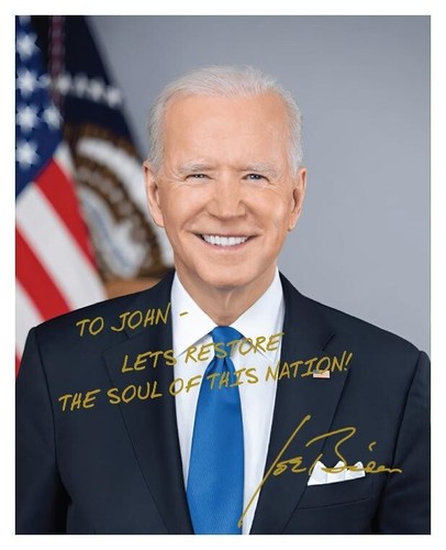 PERSONALIZED PRESIDENT JOE BIDEN GOLD AUTOGRAPH 8X10 CUSTOM PHOTO | eBay