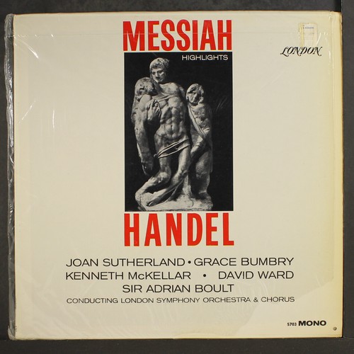 LONDON SYMPHONY ORCHESTRA & CHORUS: handel: messiah LONDON 12" LP 33 ...