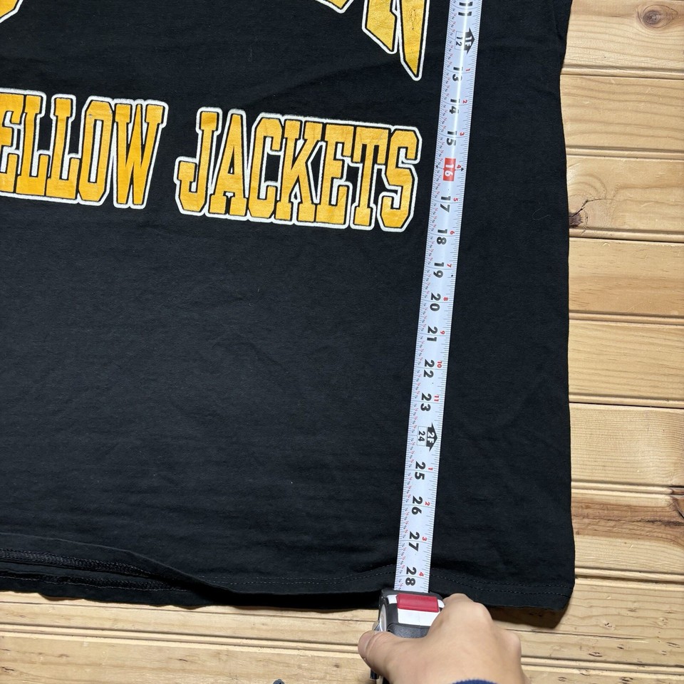 Vintage 90s University Of Denison Yellow Jackets College Spellout Shirt ...