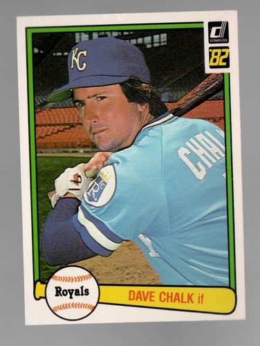1982 Donruss Dave Chalk Kansas City Royals #590 Near Mint or Better | eBay