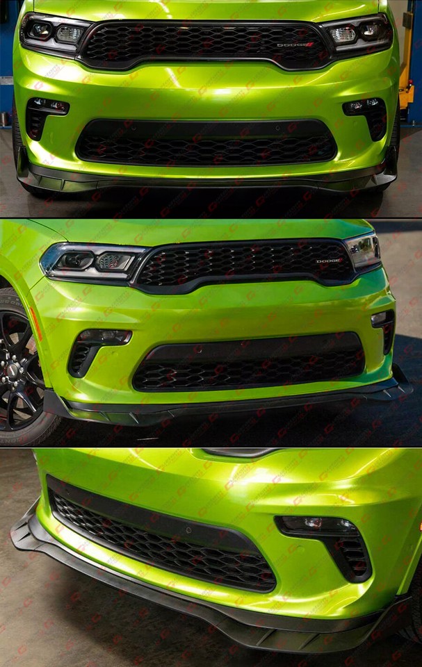 For 21-26 Dodge Durango SRT Hellcat Demon Style Black Front Bumper Lip ...