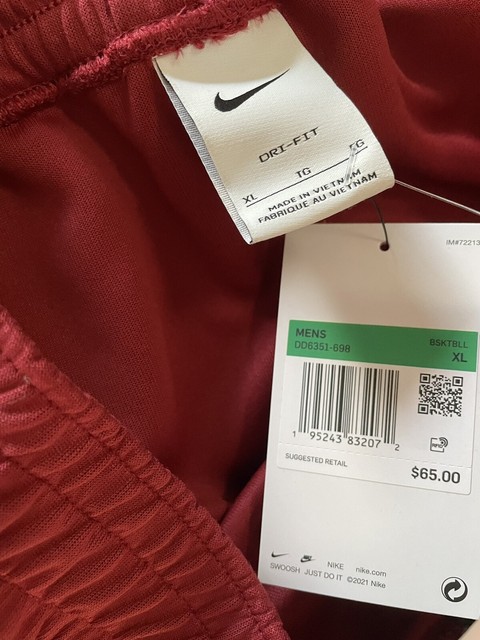 Nike Alabama Crimson Tide NCAA Basketball Jogger Pants DD6351-698 Mens ...