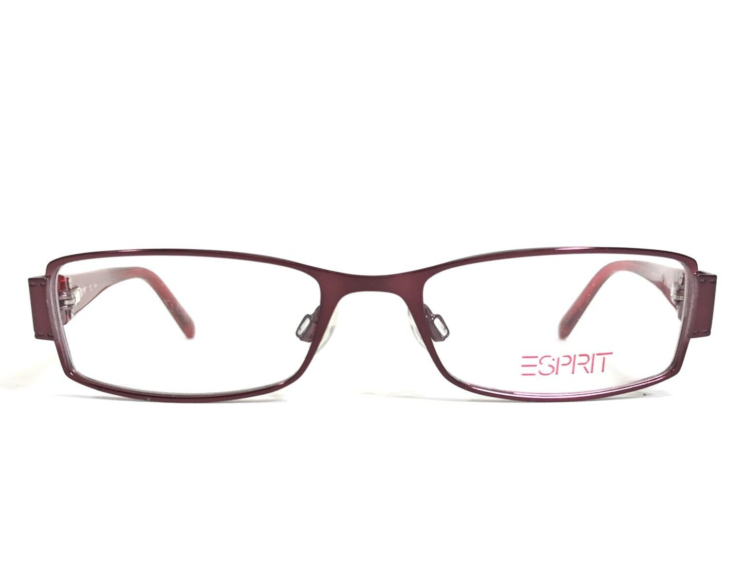 Esprit Eyeglasses Frames ET17319 COLOR-517 Red Burgundy Rectangular 49 ...