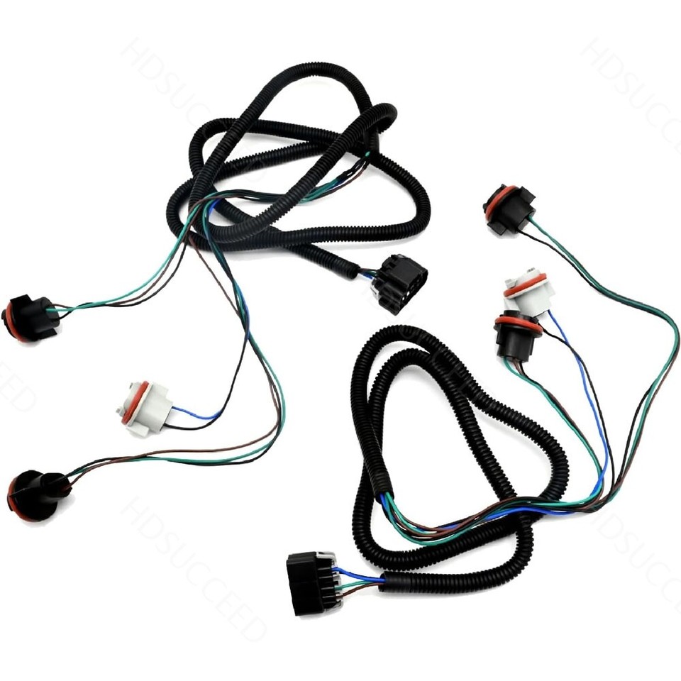 Fit For 2007-2014 Chevy GMC Pickup Truck Tail Light Lamp Wiring Harness ...