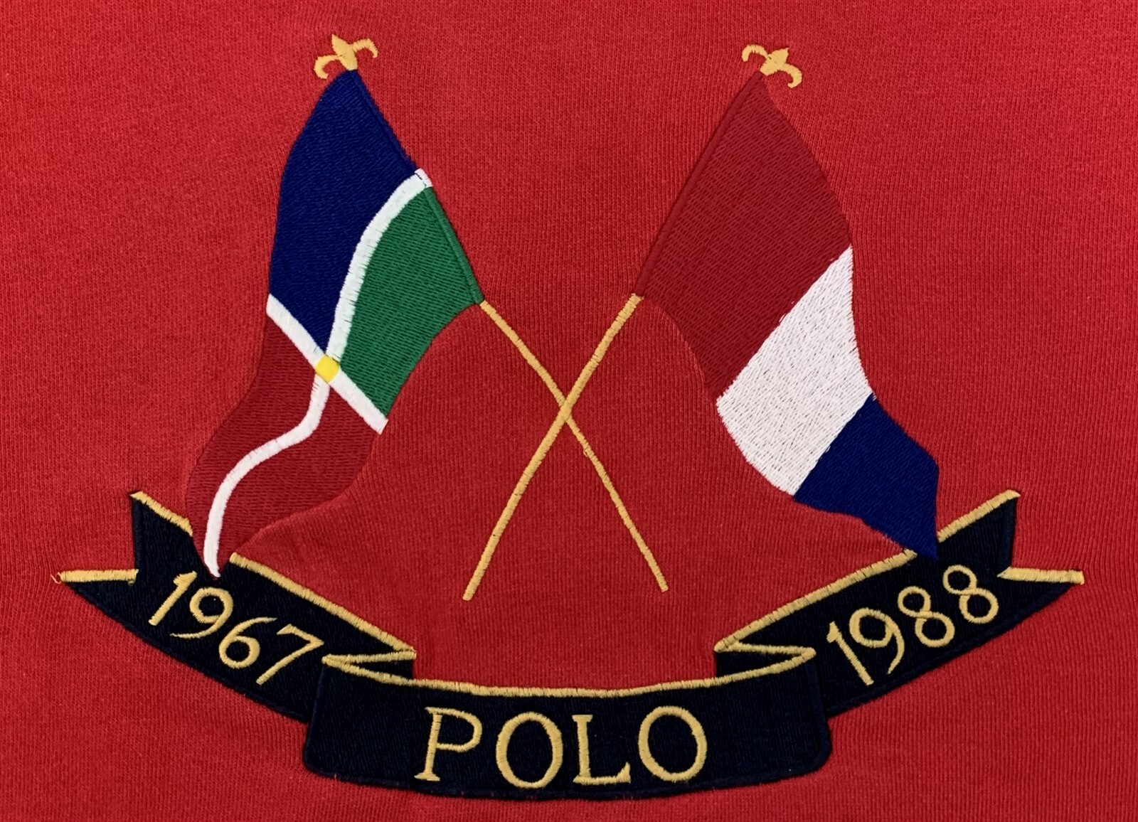 Ralph Lauren 1987 Original OG Cross Flags Sweatshirt … - Gem