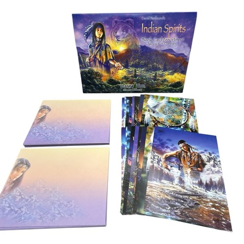 Vintage 2005 Leanin Tree Native American Indian Spirits Blank Card Lot ...