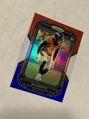 2022 NIK BONITTO PANINI PRIZM RED WHITE BLUE SILVER HOLO RC #398 | eBay