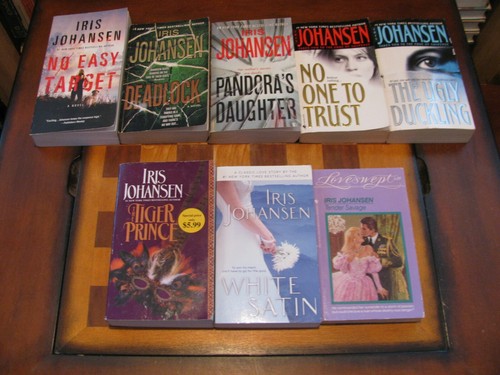 8-Iris Johansen-Stand Alone Novels-Romance-No Easy Target-Deadlock-PB-Lot | eBay