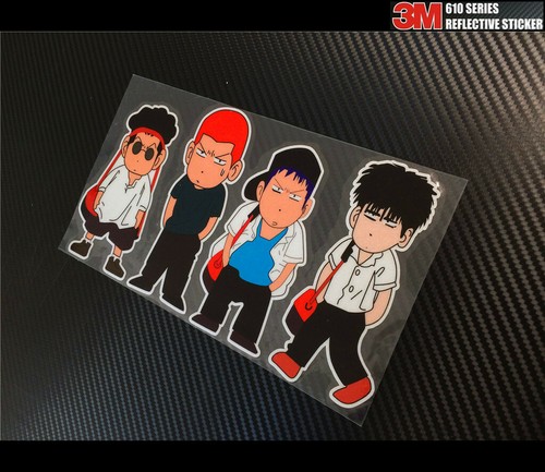 Reflective Slam Dunk Sakuragi Hanamichi SHOHOKU Anime JDM Car Sticker ...