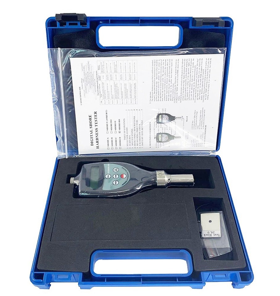 Portable Shore OO Hardness Tester Shore OO Durometer for Soft Rubber 10 ...