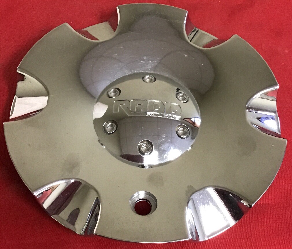 ONE RADD ALLOY CENTER CAP CAP750L216 CHROME WHEELS CENTER CAP W/ SCREWS ...