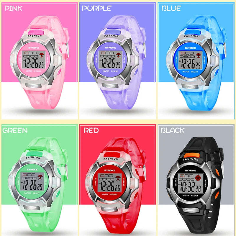 Kids Sport Watch Waterproof Electronic Children Digital Wristwatch | eBay