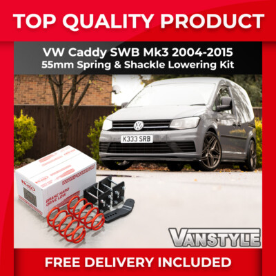 FITS VW CADDY SWB MK3 04-15 V-MAXX SPORT 55MM FRONT REAR LOWERING ...