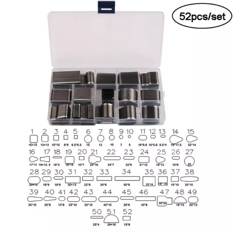 Leather Hole Punch Cutting Tool for Belt Round Oval Shape Hollow Punch ...