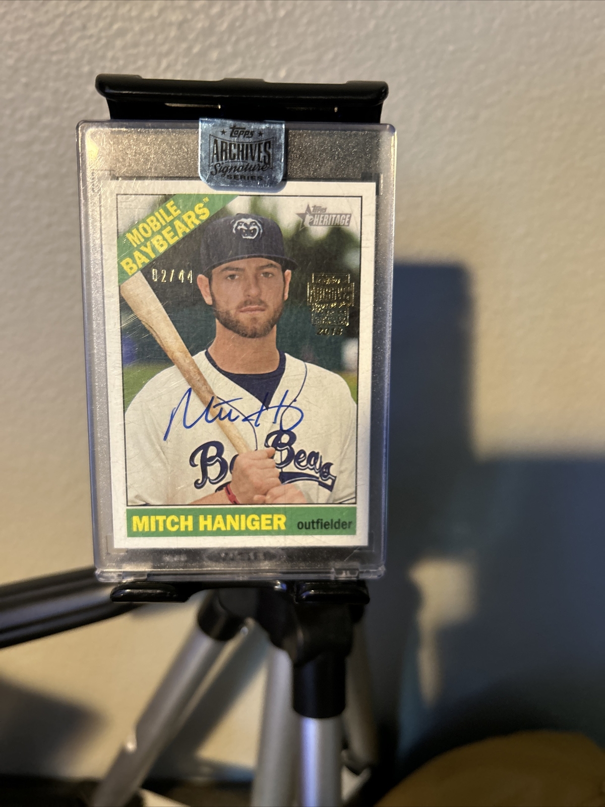 2018 Topps Archives Mitch Haniger Heritage Minor Auto RC /44 Seattle ...