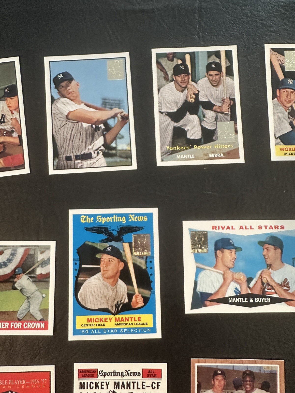 COMPLETE SET 1996 S2 Topps Mickey Mantle Commemorative Reprint Cards ...