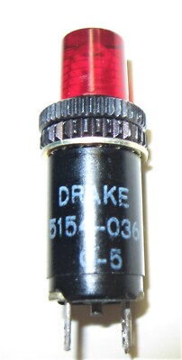 Vintage DRAKE 5154-036 Panel Mount Indicator Light Steampunk | eBay