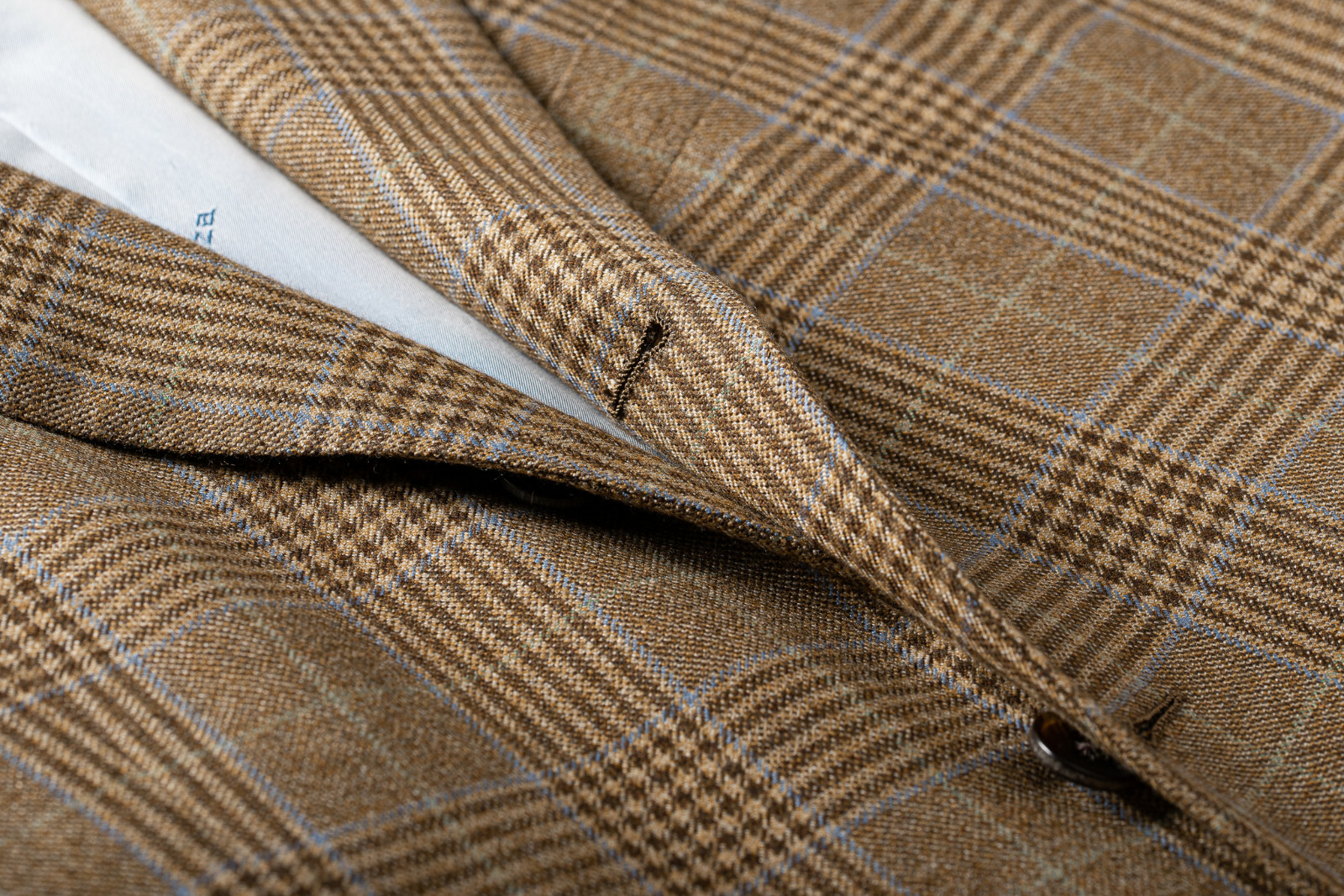 $2659 D'AVENZA Brown Cashmere Wool Windowpane Jacket Sewn in Italy 40 ...
