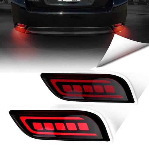 For 2008-2014 Subaru Impreza WRX STI LED Rear Bumper Stop Brake Lights ...