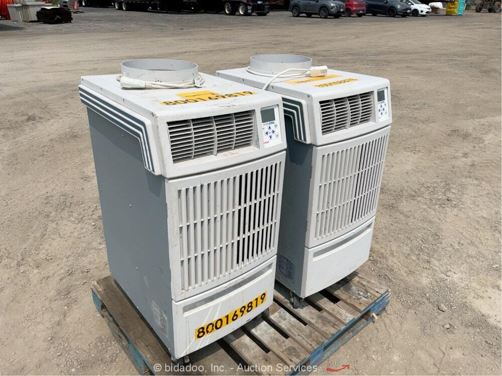 2017 Lot of (2) MovinCool Climate Pro 12 Portable Heating & Cooling ...