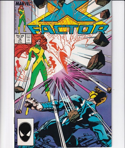 X FACTOR Marvel comic Vol1 #18 July 1987 C68 20E | eBay