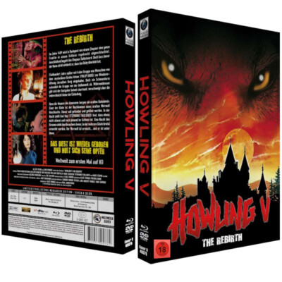 Mediabook Il TIER V - HOWLING 5 - THE REBIRTH Cover B Limitato BLU-RAY ...