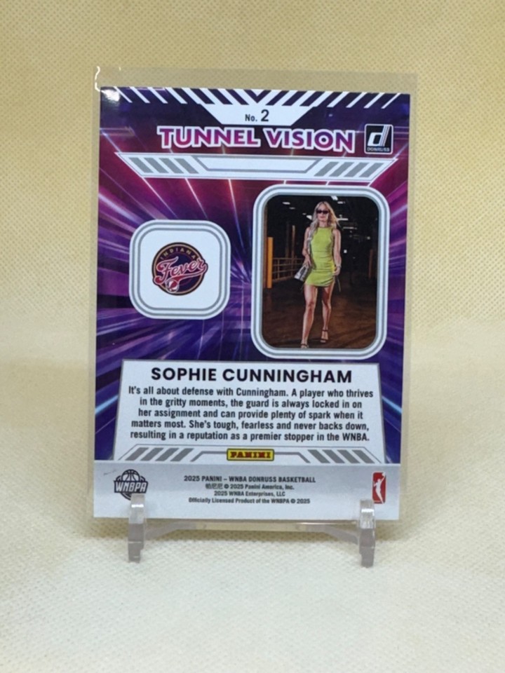 Sophie Cunningham 2025 WNBA Donruss TUNNEL VISION #2 Fever | eBay