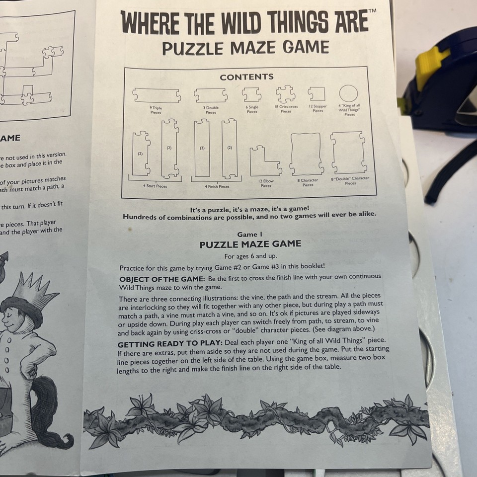 Where the Wild Things Are | Puzzle Maze Game | Board Game *Complete ...