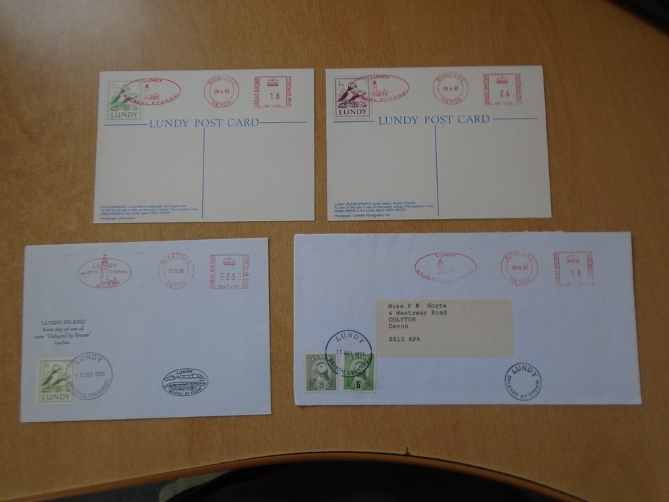 Lundy - Selection of 11 x 1990s covers & postcards. | eBay UK