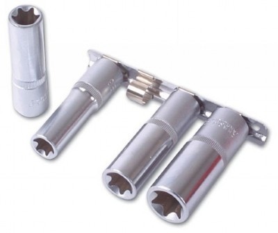 DEEP STAR TORX SOCKET SET E16 E18 E20 E24 1/2 DRIVE | eBay