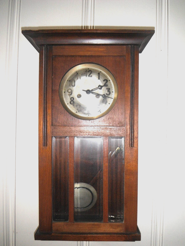 Antique German Regulator Wall Clock | eBay