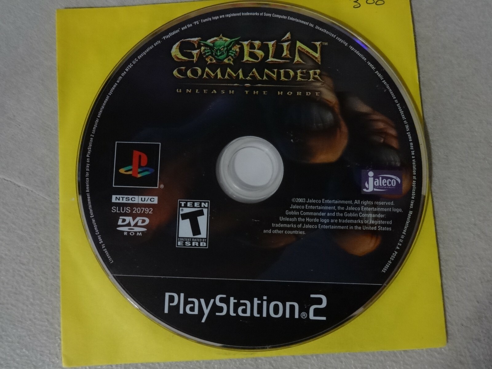 Goblin Commander Sony Playstation 2 PS2 Game Disc Only Free Ship | eBay