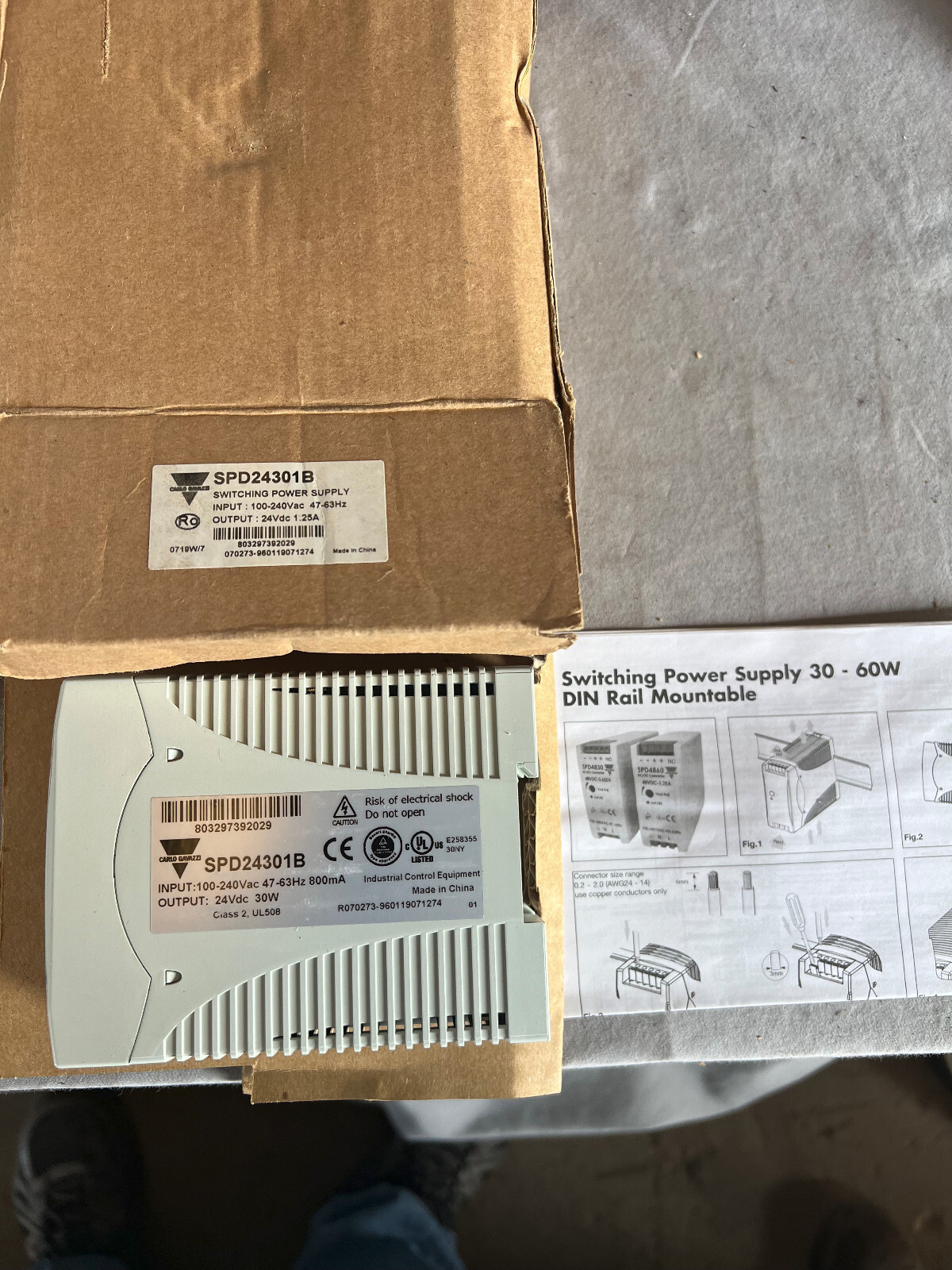 SPD24301B Carlo Gavazzi Power Supply SPD2430 N371 | eBay