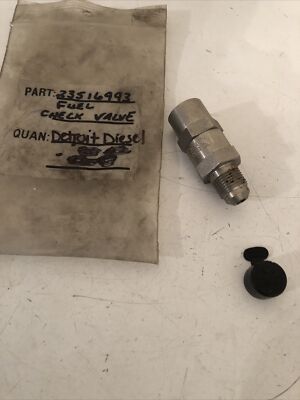 GENUINE DETROIT DIESEL 23516993 FUEL CHECK VALVE NEW | eBay