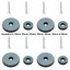 Screw-On Furniture Glides Teflon PTFE Glider Pads Chair Sofa Moving ...