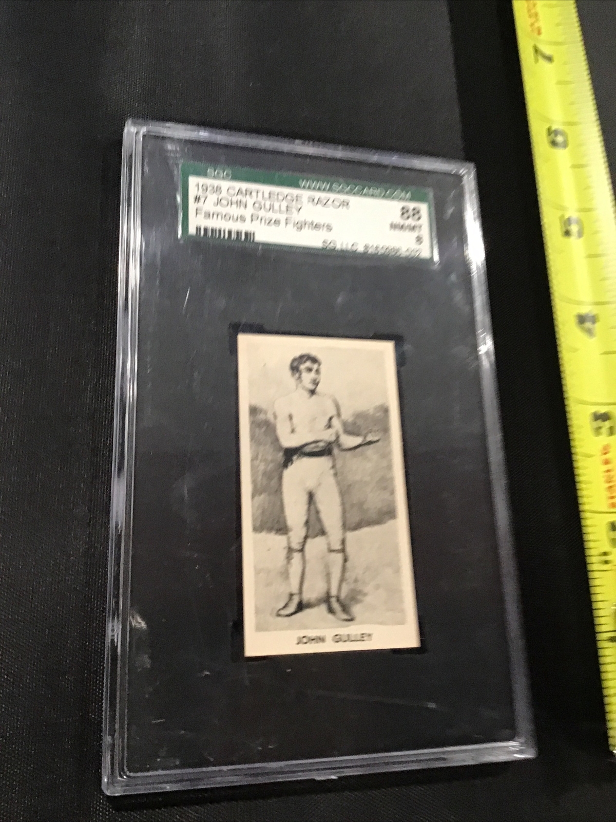 1938 Cartledge Razor #7 John Gulley Boxer Famous Prize Fighters SGC 8 ...