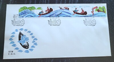 China 1981 FDC compl. set stripe chinese fable T59 First day Cover nice ...