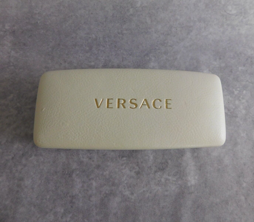 VERSACE sunglasses/eye wear protective case white good condition | eBay