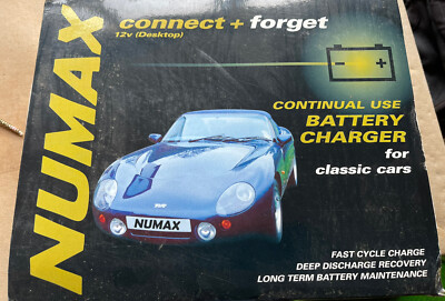 NUMAX CONNECT AND FORGET 12V 4AH CLASSIC CAR BATTERY CHARGER | eBay UK