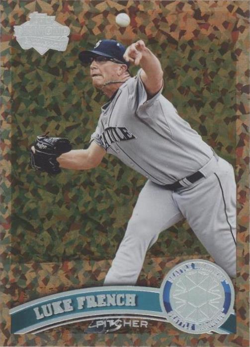 2011 Topps - Luke French #624 Cognac Diamond Anniversary for sale ...