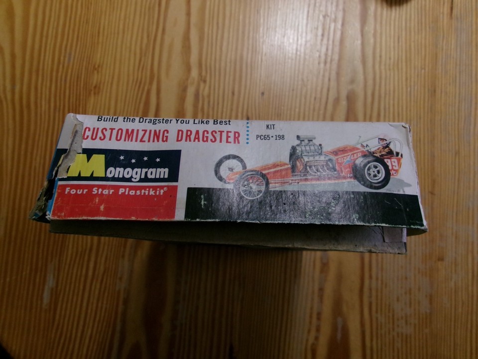 MONOGRAM---The Sizzler Customizing Dragster ~ Box Only | eBay