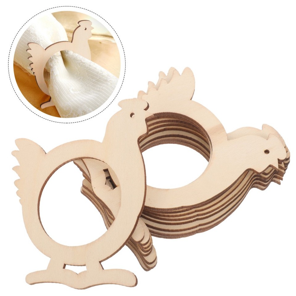 20 Pcs Vintage Napkin Buckle Adornment Elegant Holder Decors | eBay UK