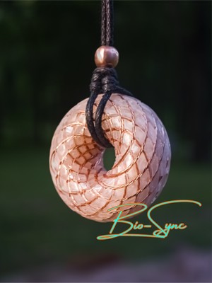 Golden Ratio Torus Vortex Energy Pendant Copper, Kingman Turquoise ...