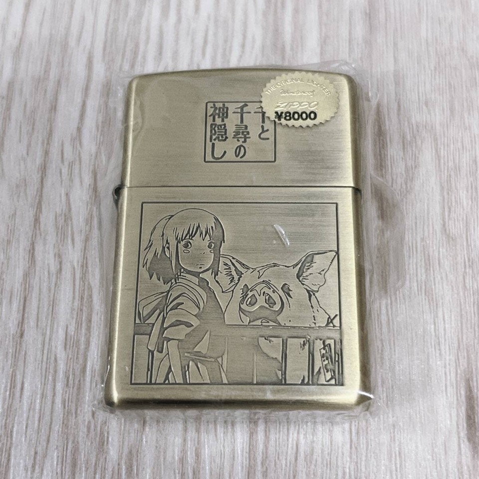 Studio Ghibli Spirited Away ZIPPO Lighter Early Wooden Box Version ...
