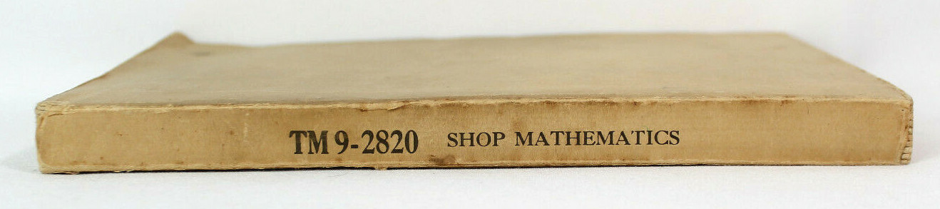 WWII Shop Mathematics by The War Department 3 May 1945 (Named) | eBay