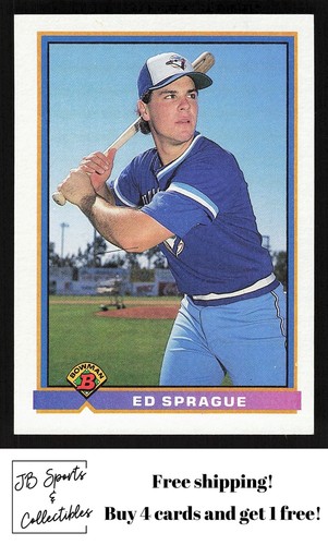 1991 Bowman Ed Sprague #26 Toronto Blue Jays | eBay