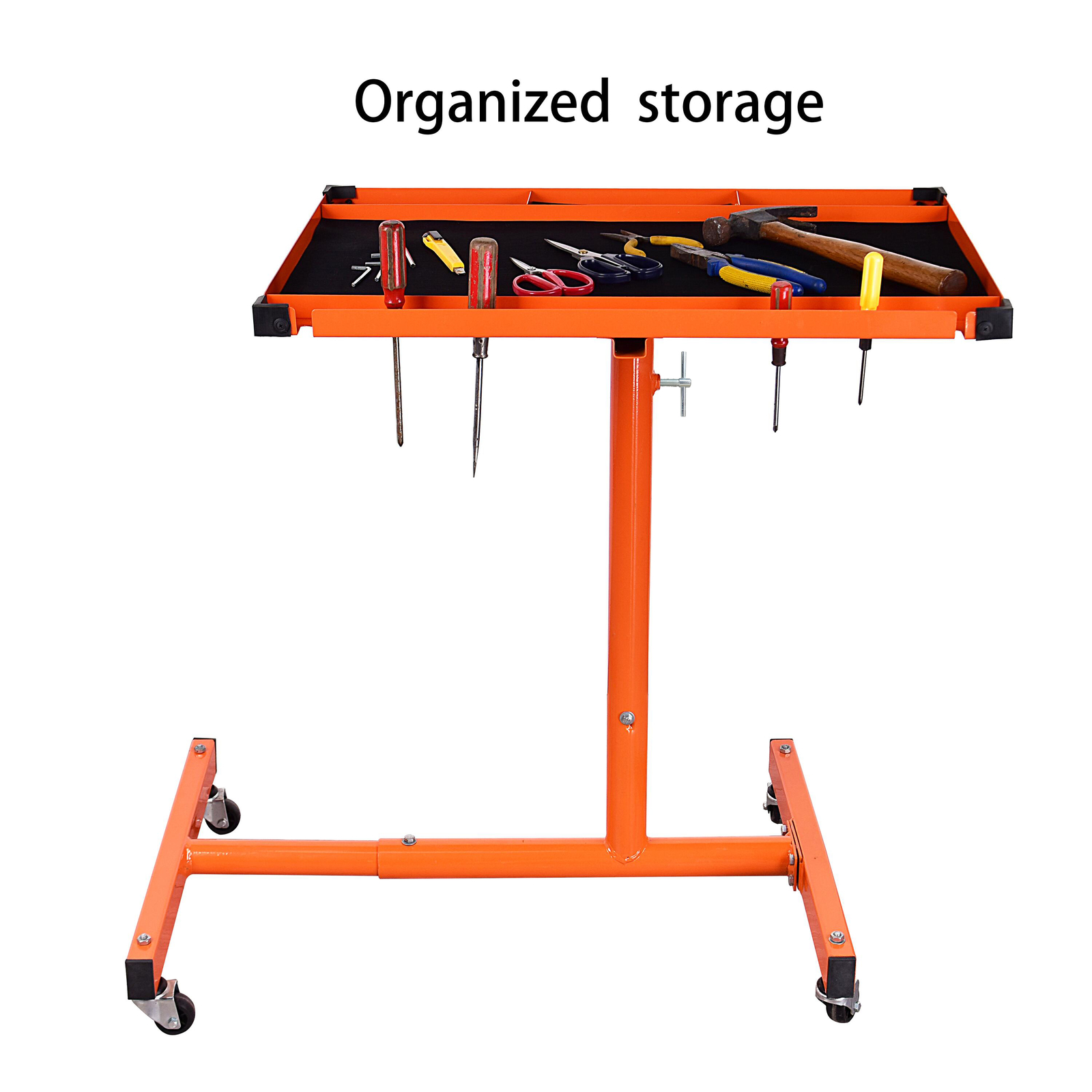 Rolling Tool Table 220lbs Capacity Tear Down Tray Mobile Work Table ...